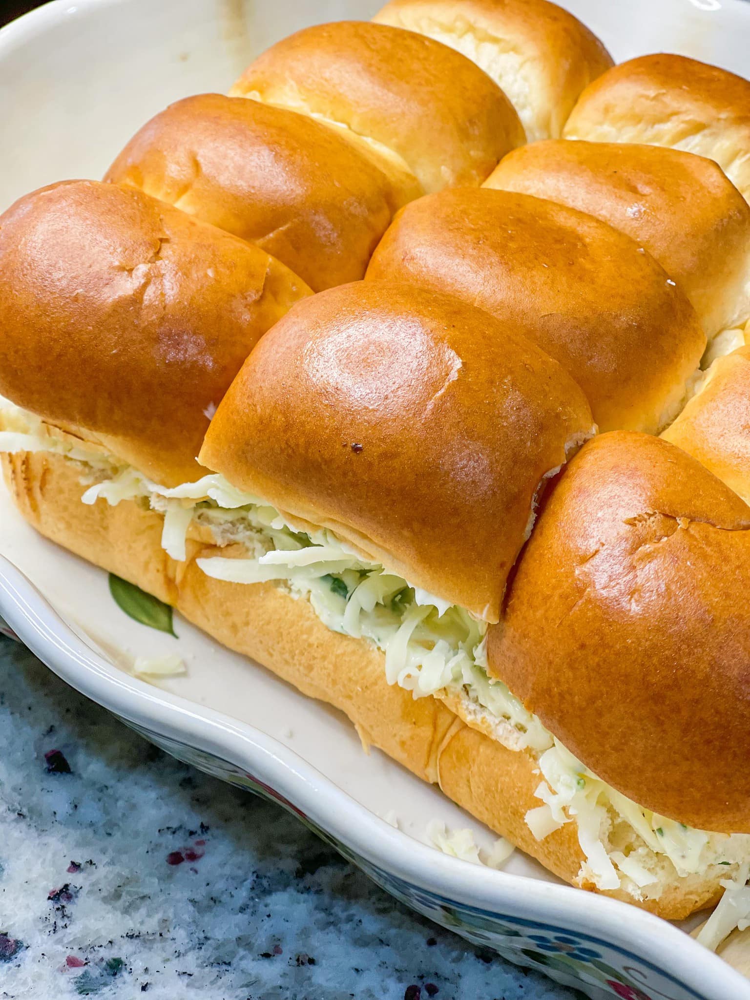 Cheesy Garlic Bread Sliders