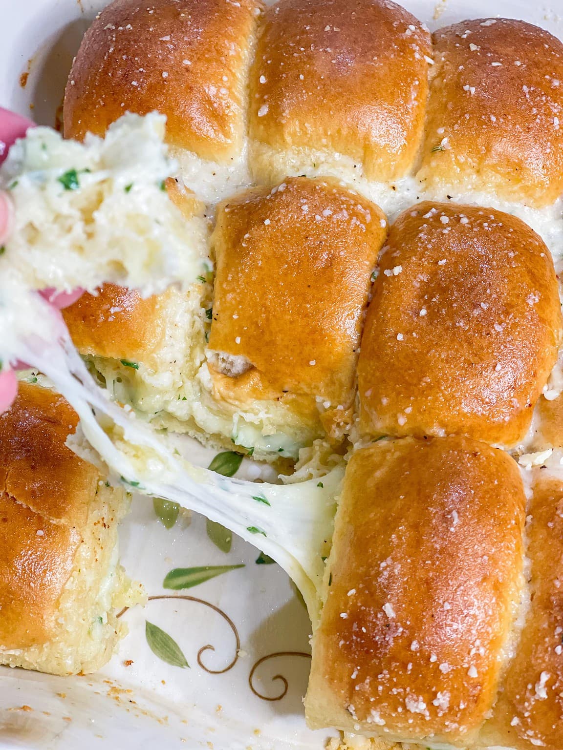 Cheesy Garlic Bread Sliders