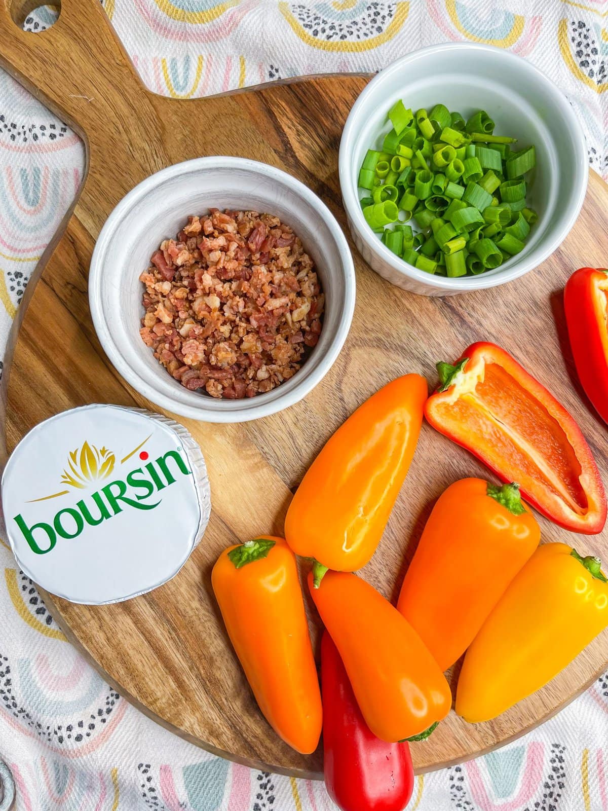 Boursin Cheese Pepper Poppers