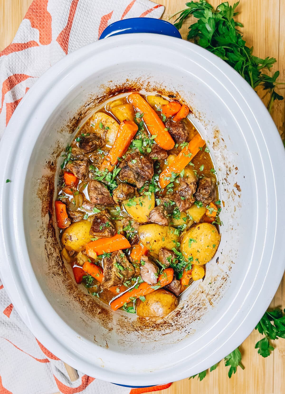 Crock Pot Buttery Beef and Potatoes