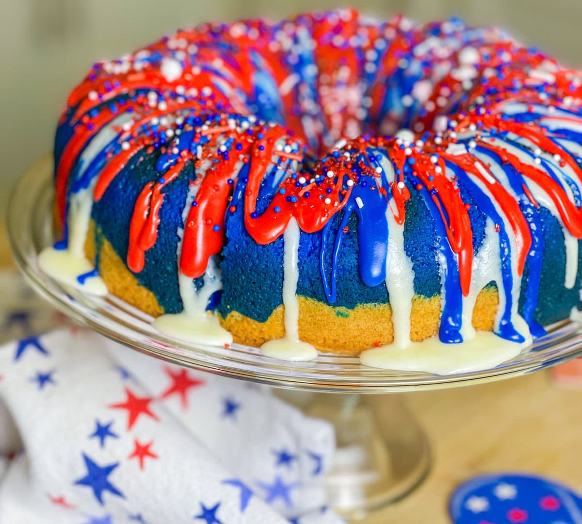 Fireworks Bundt Cake