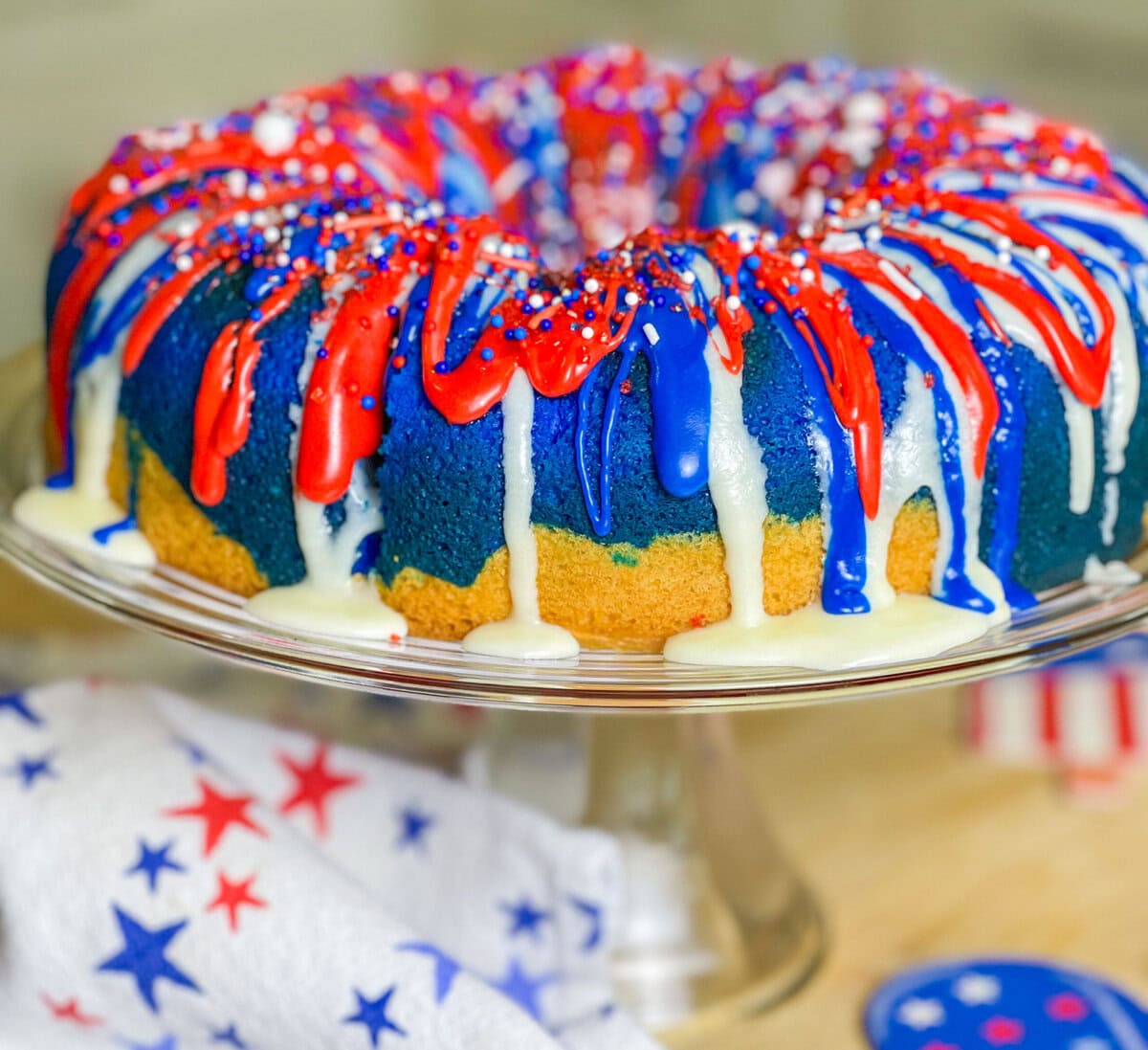 Fireworks Bundt Cake