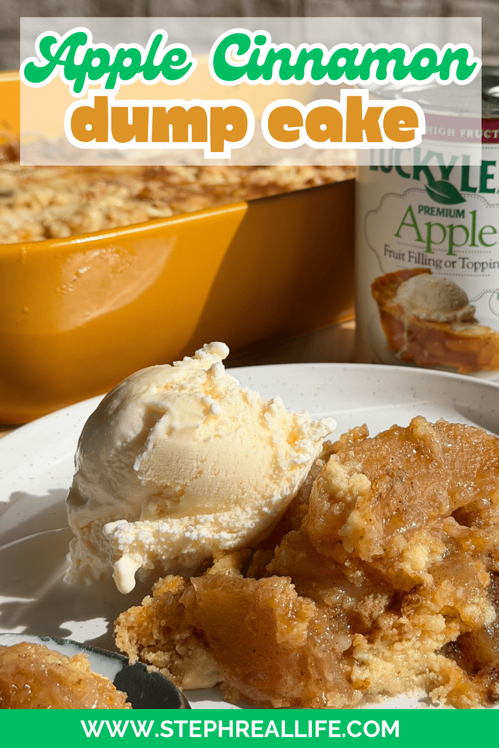 Easy Apple Cinnamon Dump Cake