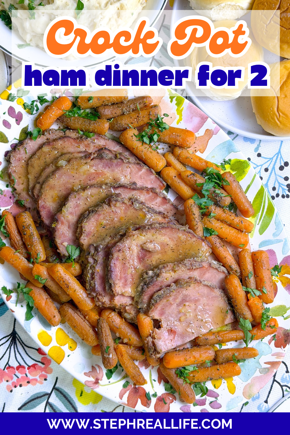 Crock Pot Easter Ham Dinner for Two - Crock Pot Recipes