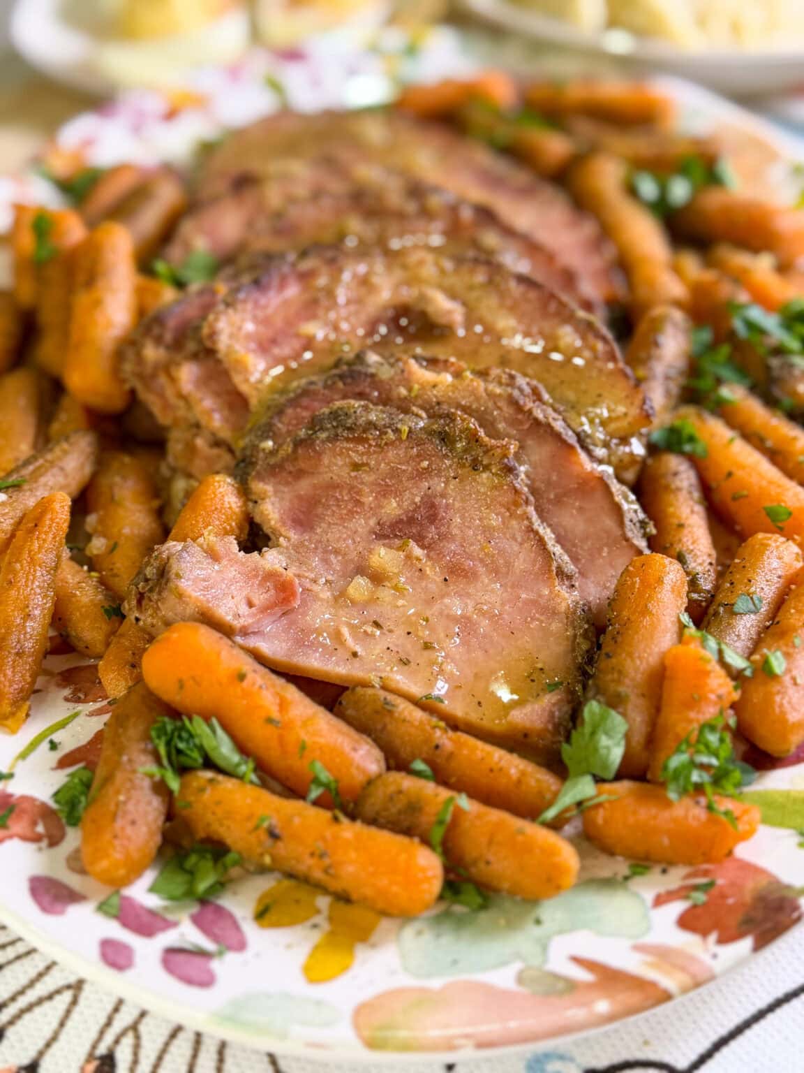 Crock Pot Easter Ham Dinner for Two - Crock Pot Recipes